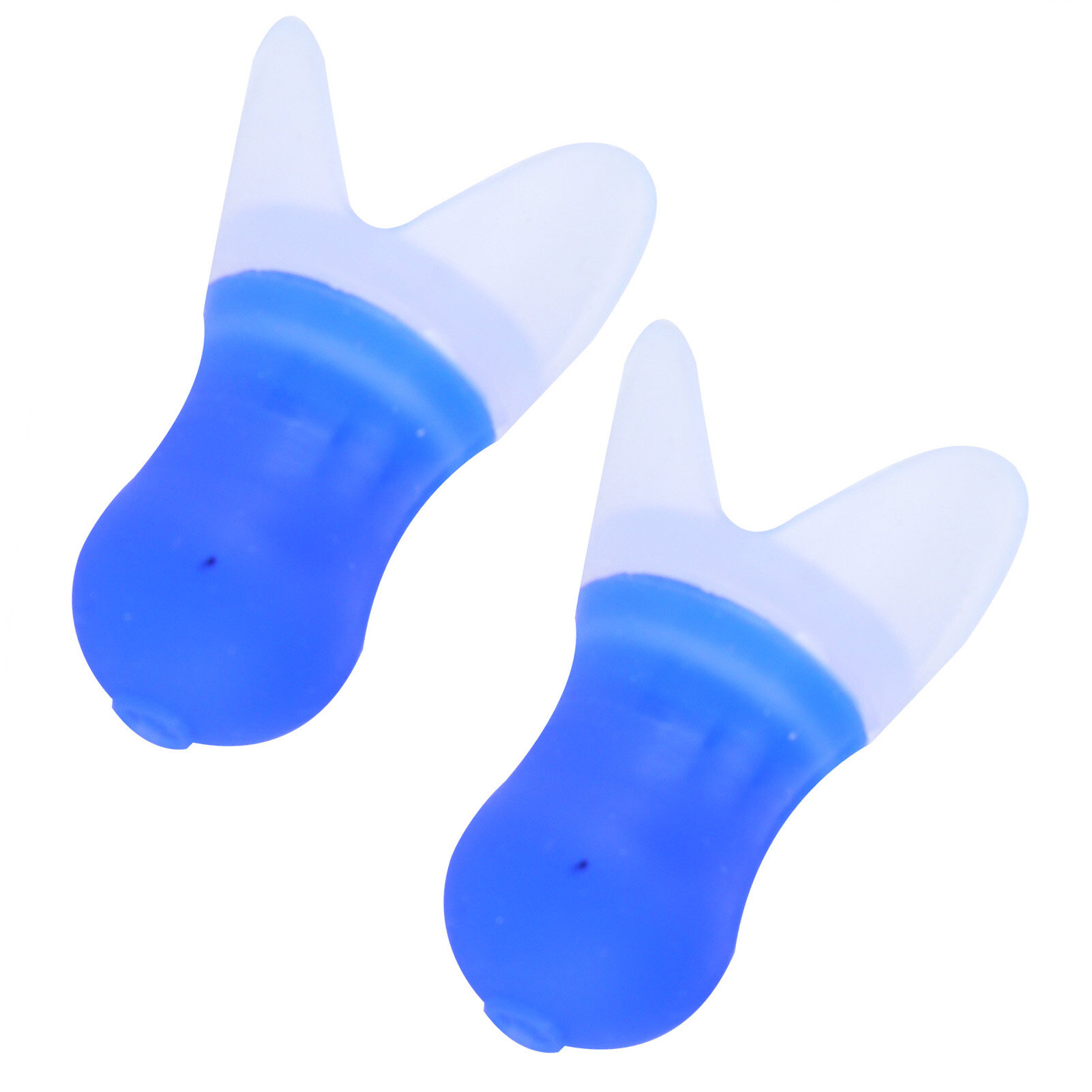 Водонепроницаемые беруши для плавания, силиконовые беруши с шумоподавлением и черной уплотнительной бутылкой, синие беруши