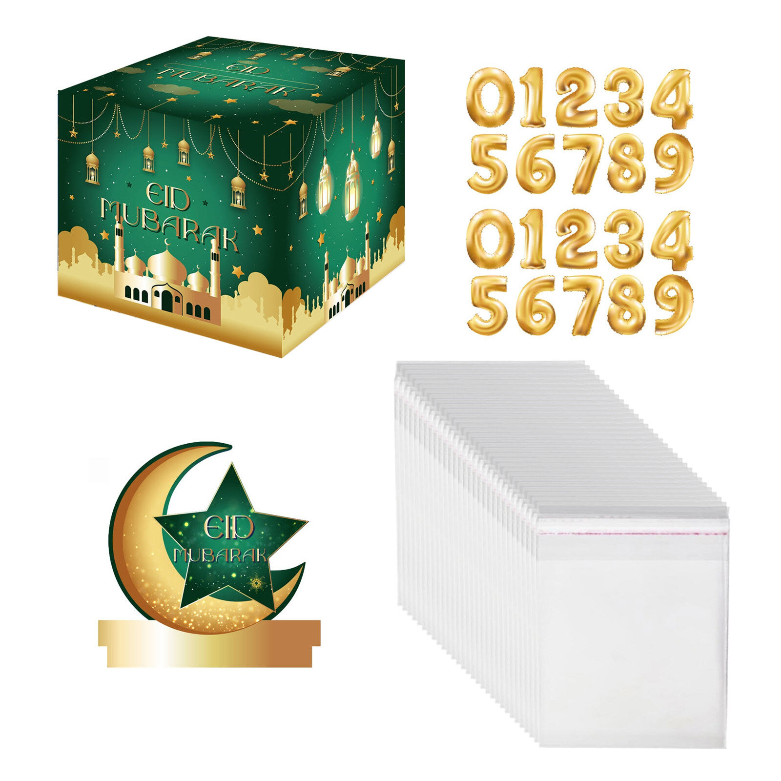 Праздничный мешочек с деньгами к Иду из безопасной бумаги