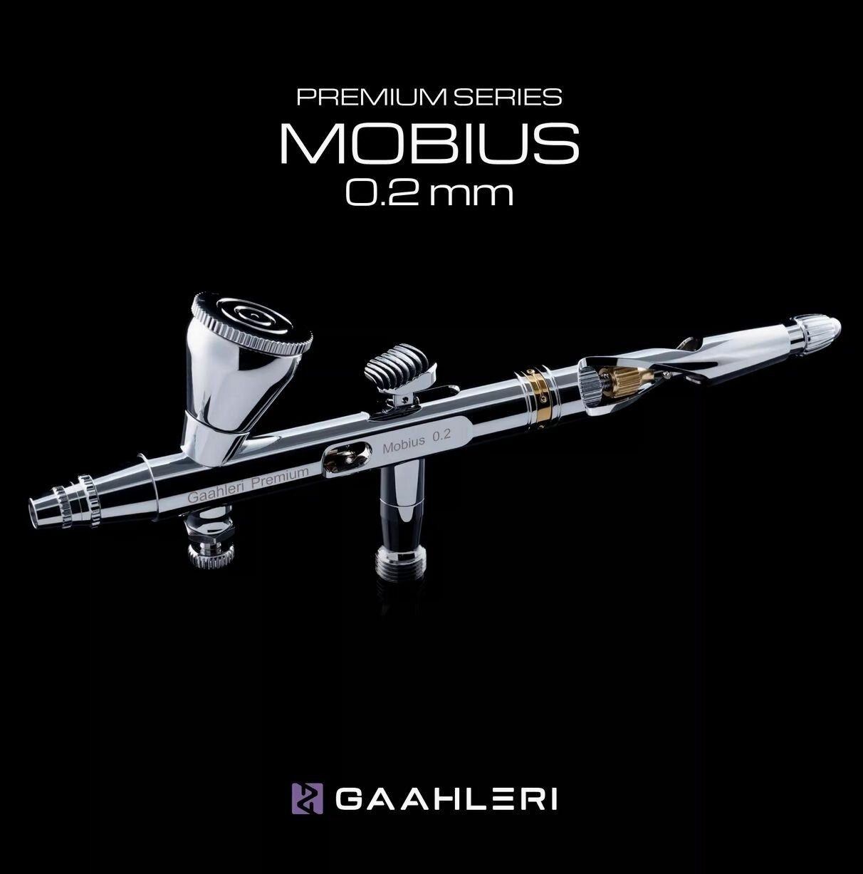 Комплект для распыления краски Gaahleri Mobius 0,2 мм