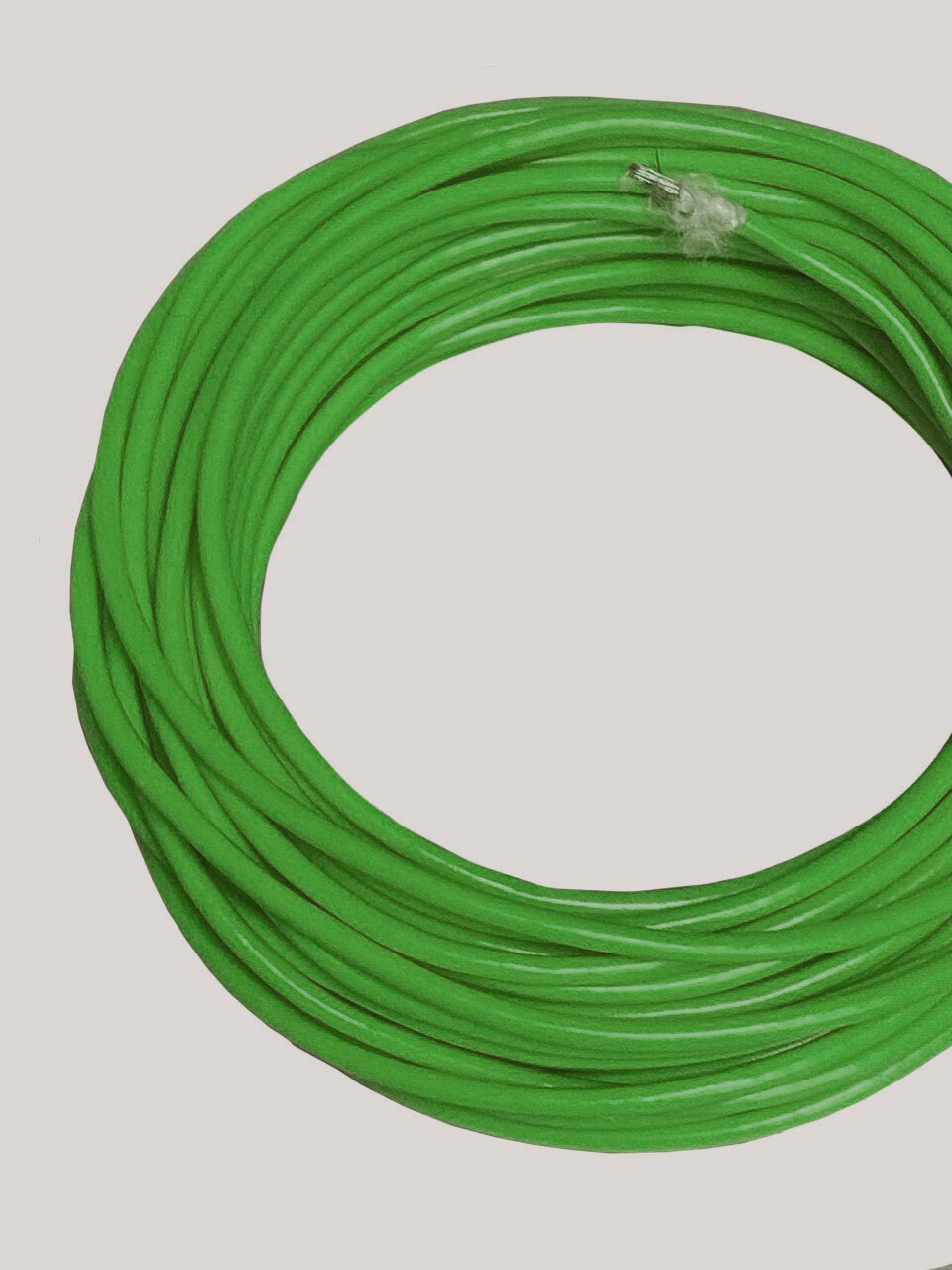 Провод медный монтажный мгшв , сечение 0,5 мм2, длина 10 метров зеленый