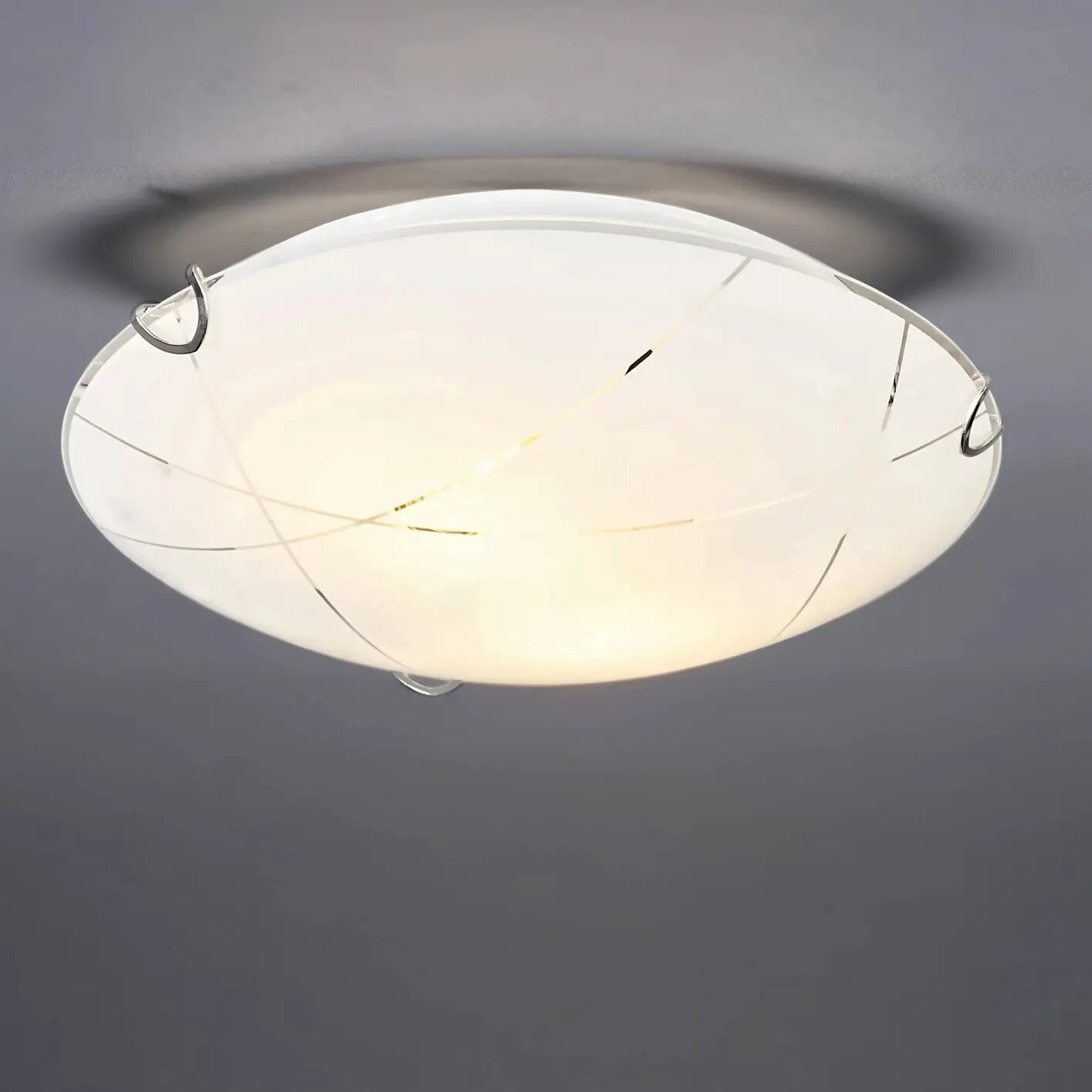 Светильник настенно-потолочный Россвет Контур цвет белый