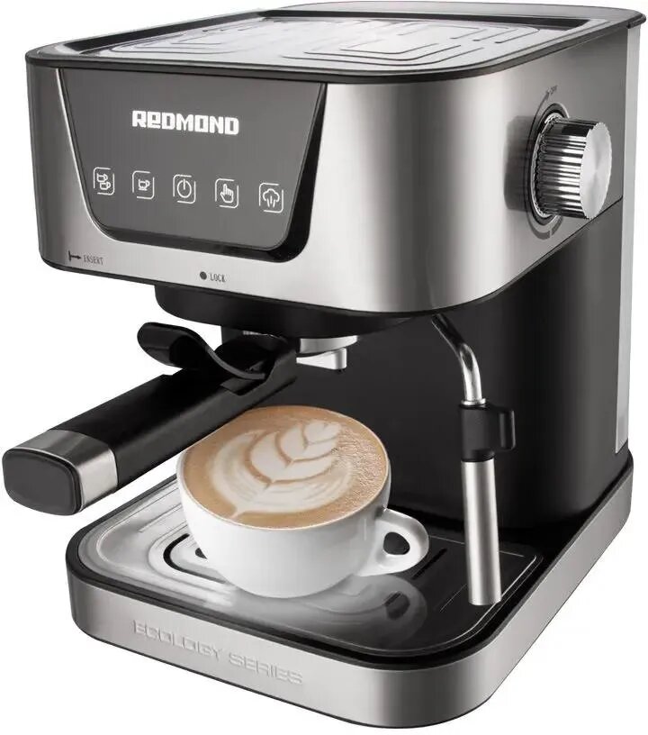 RCM-1513 Кофеварка рожковая Redmond RCM-1513 серебристый