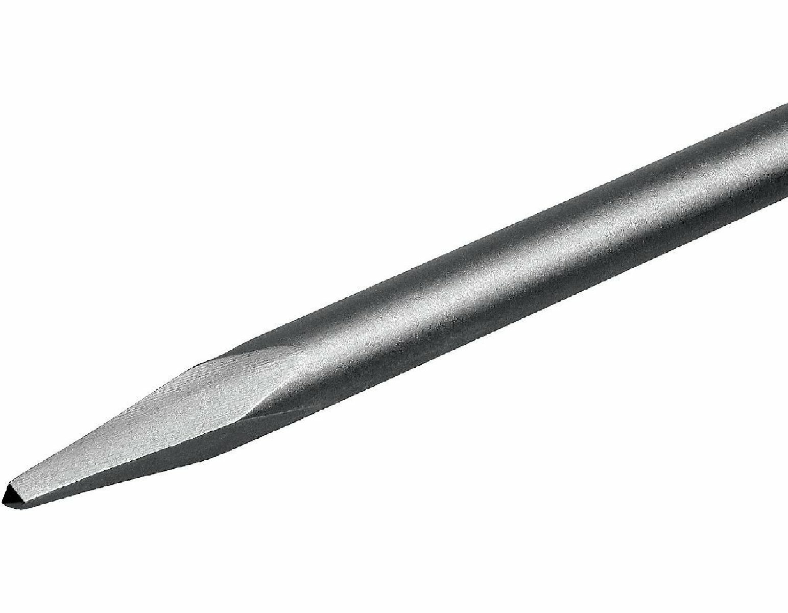 Зубило пикообразное ЗУБР SDS-max 280 мм круглое трехступенчатая индукционная закалка 50-52 HRC