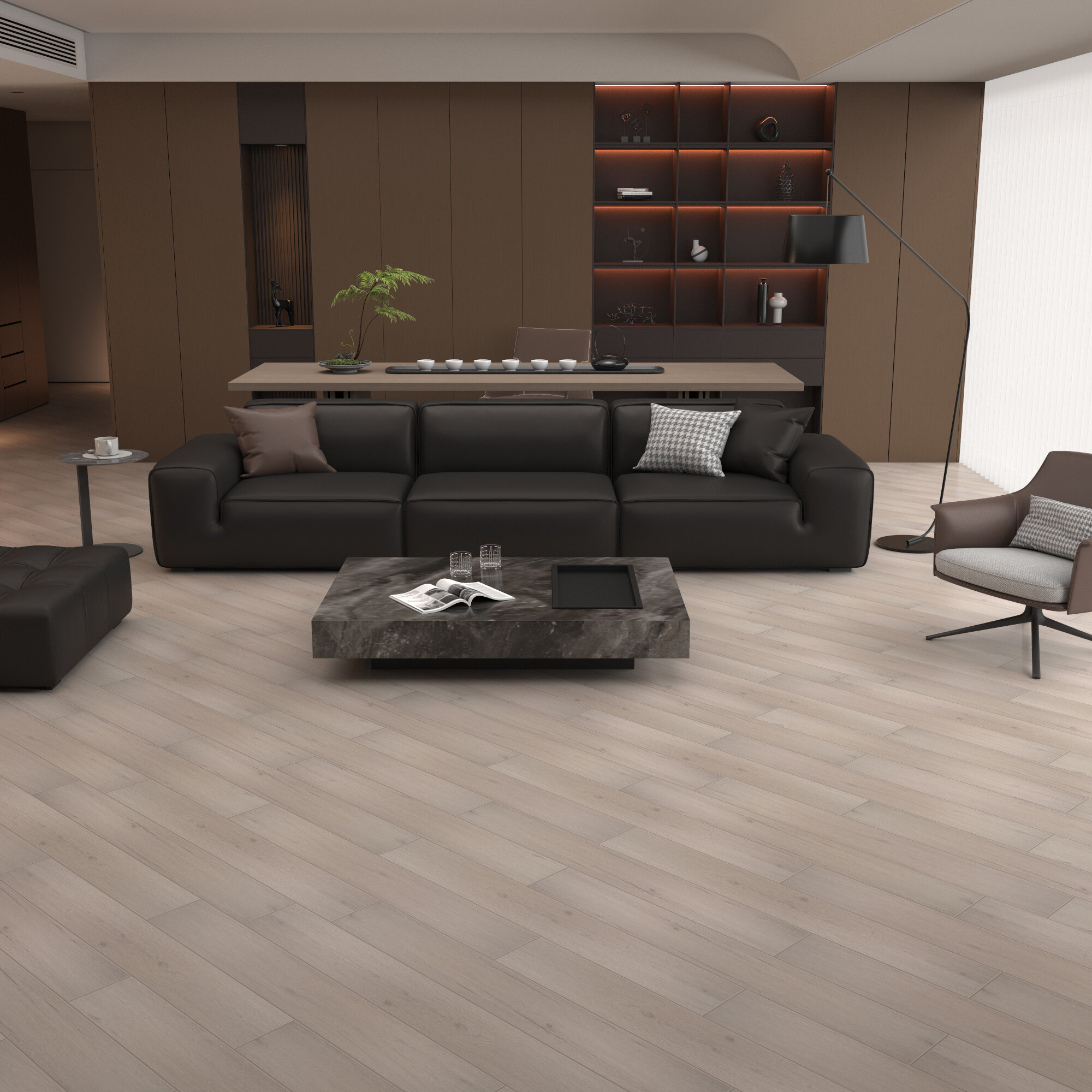 Кварц-виниловый ламинат Ланге VKF-022 43 класс (цена за кв. метр)