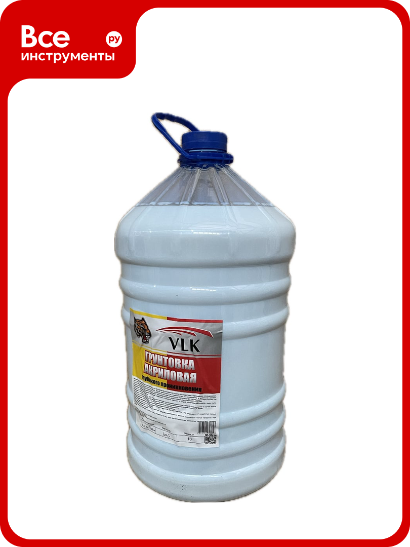 Грунтовка глубокого проникновения Volakom 10 л, ПЭТ 658057