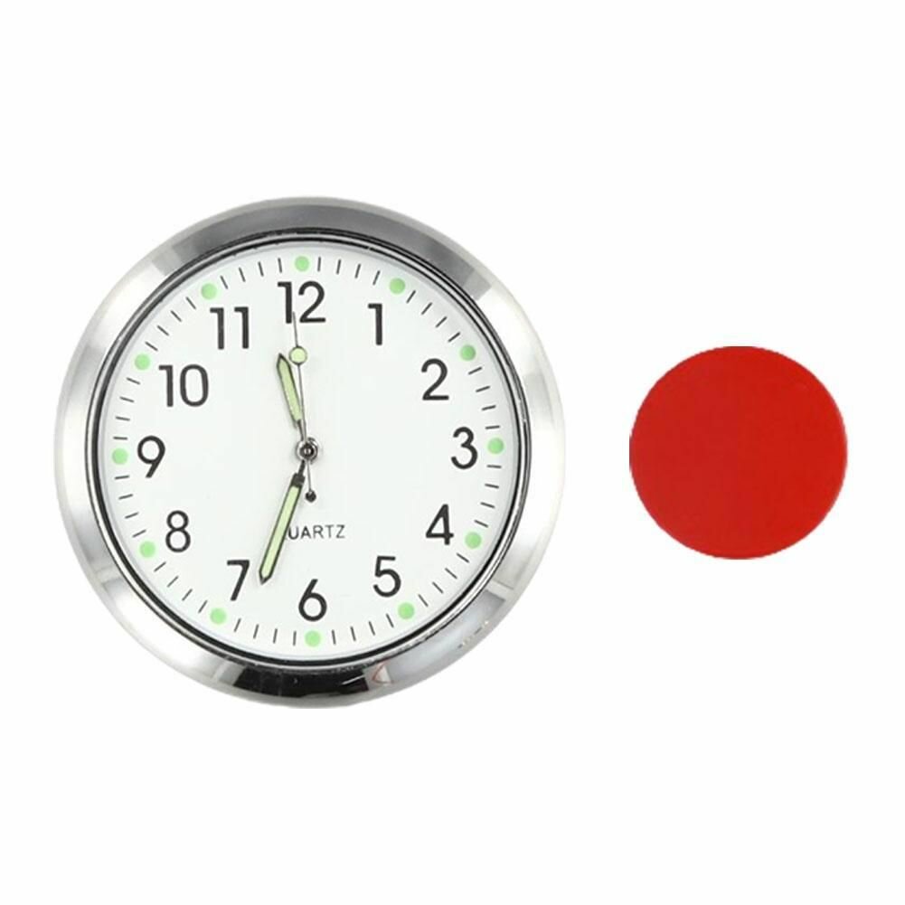 Мини-часы, автомобильные светящиеся металлические часы, электронные часы, водонепроницаемые часы для велосипеда, мотоцикла, часы на приборной панели автомобиля