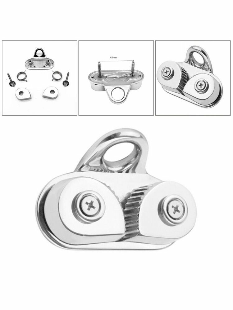 Зажим для каната с шкивом