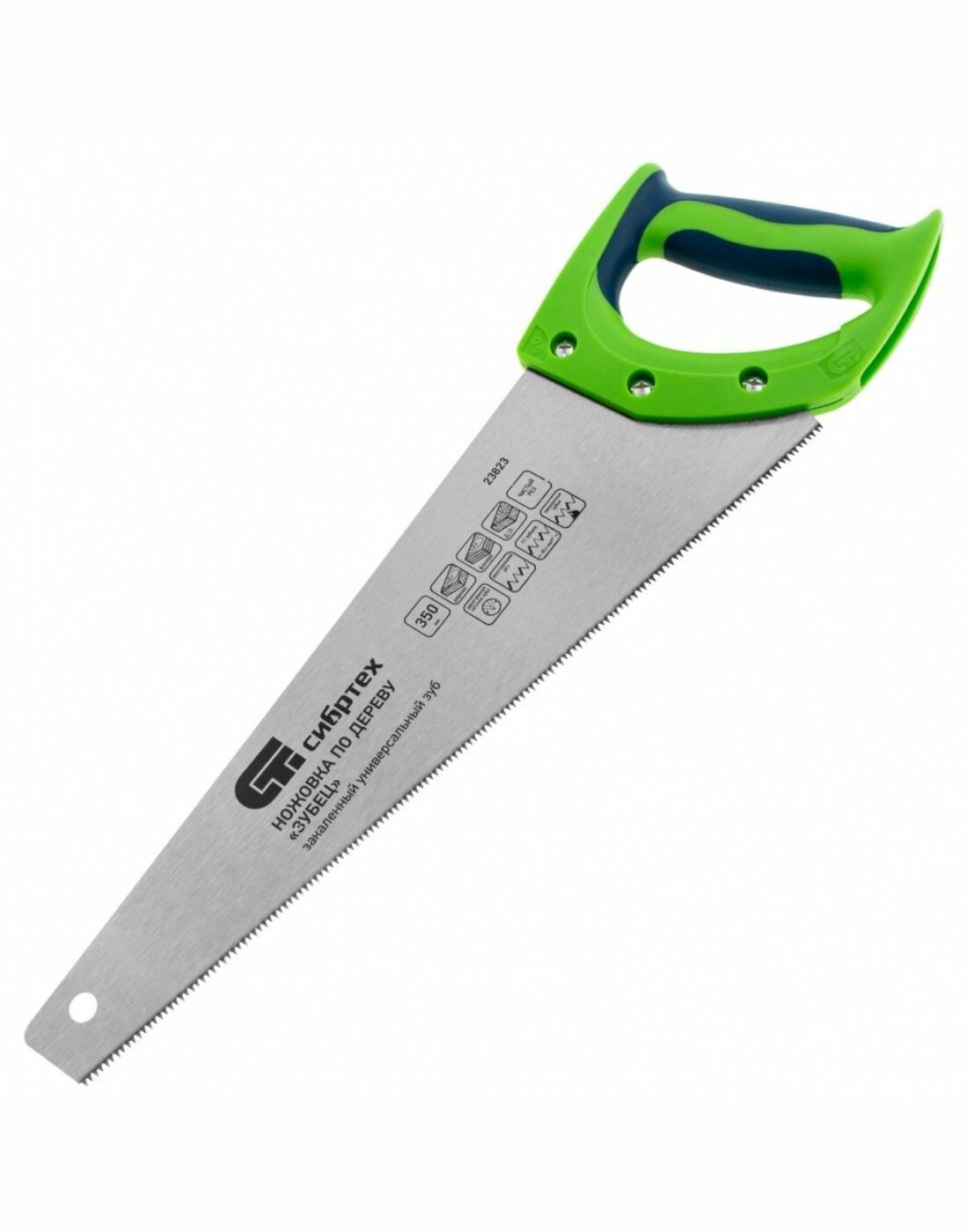 Ножовка по дереву Зубец 350мм 11 TPI Сибртех (23823)