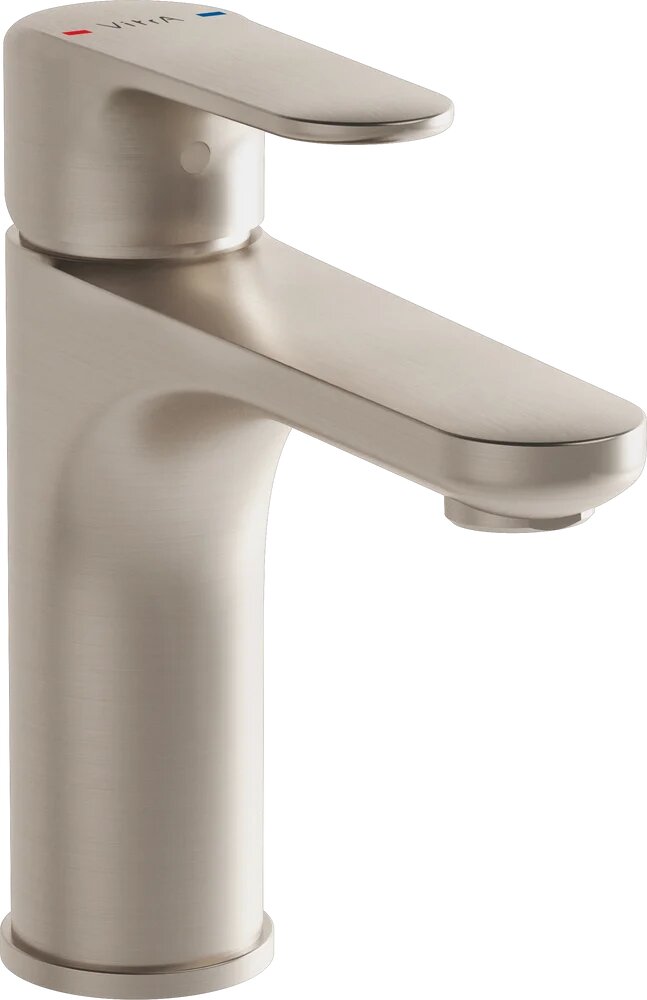 Смеситель для раковины VitrA Root Round A4270634EXP матовый, кран для ванной в раковину, из латуни, рычажный, с керамическим картриджем, с функцией экономии расхода