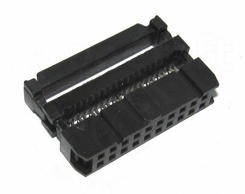 5шт разъем IDC 1.27-20F