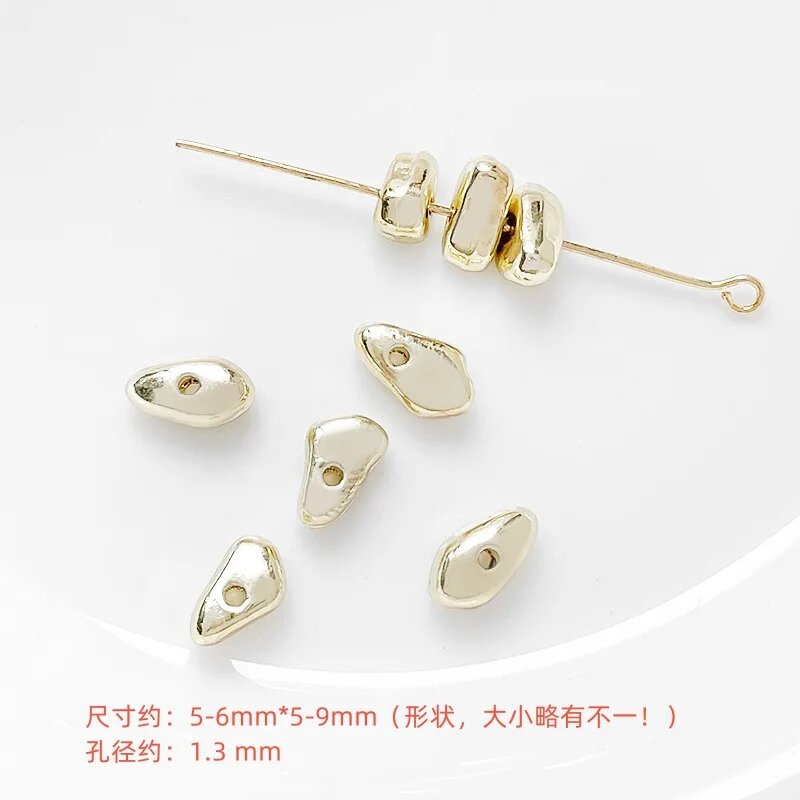 Позолоченные круглые бусины-бабочки для бижутерии 9 -20 PCS