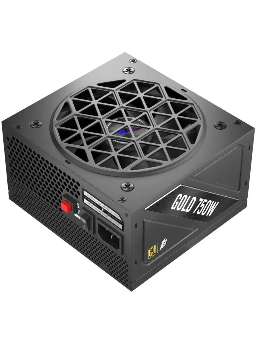 Блок питания NGDP Gold 750W HA-750BA4 2 x 4+4 pin 8 SATA