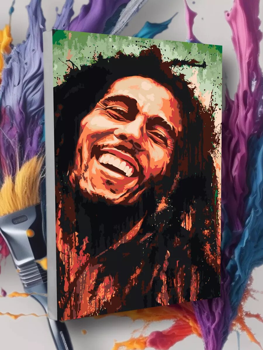 Картина по номерам Боб-Марли