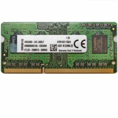 Оперативная память Kingston ValueRAM (99U5469-041. A00LF) SO-DIMM DDR3 4 ГБ - 1 шт, 1600 МГц