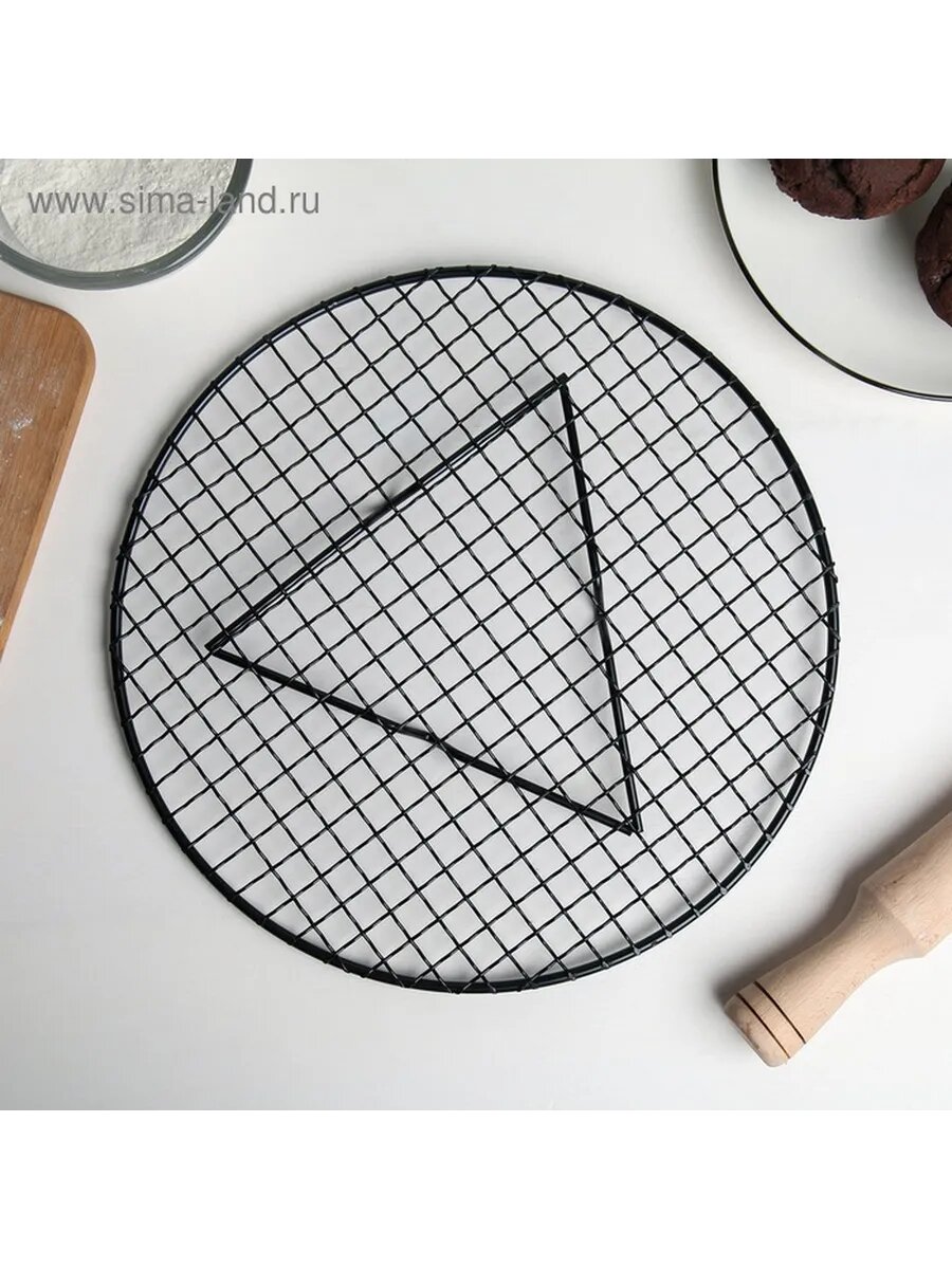 Круглая решётка для глазирования и остывания