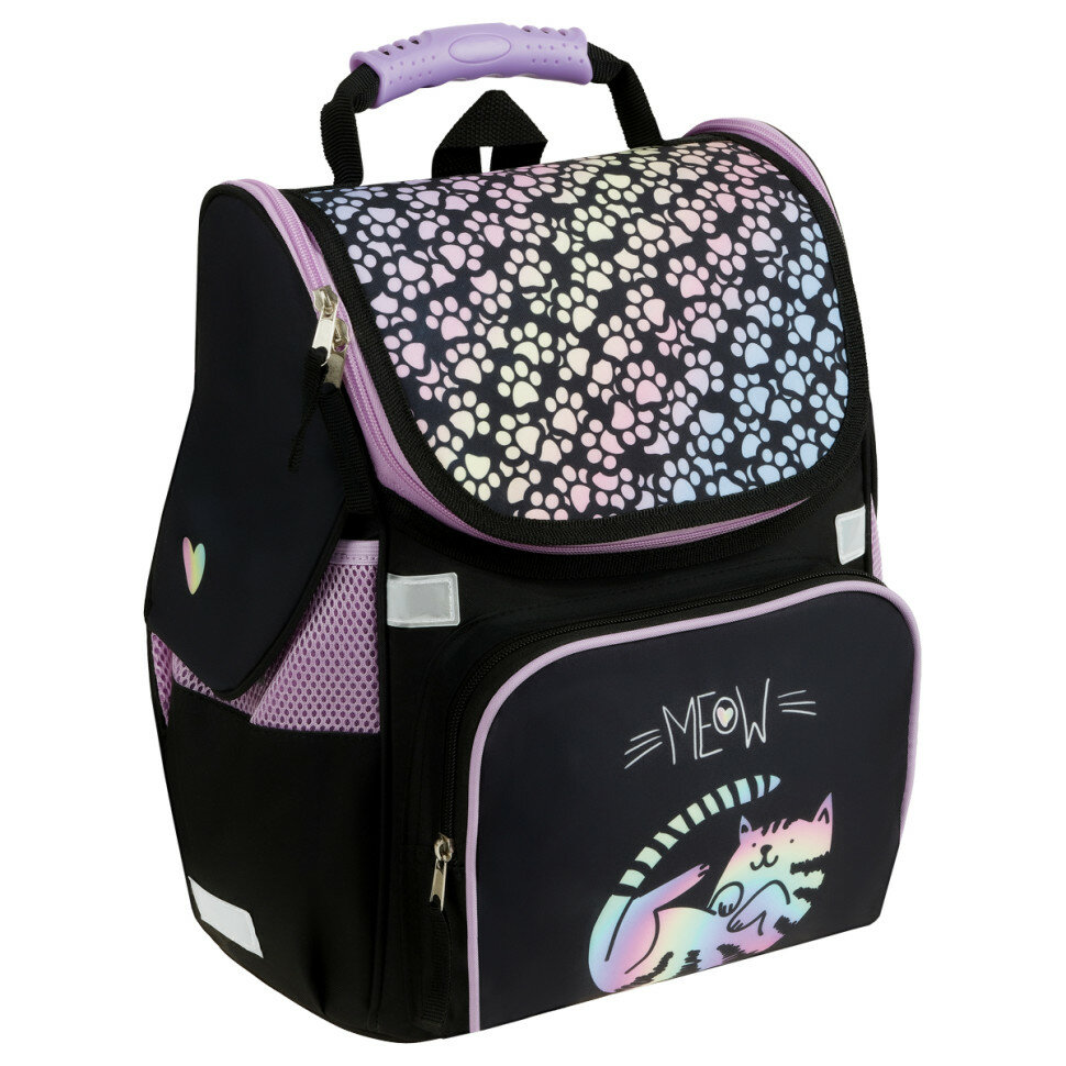 Ранец ArtSpace Junior "Meow" 37*28*21см, 1 отделение, 3 кармана, анатомическая спинка, 364455