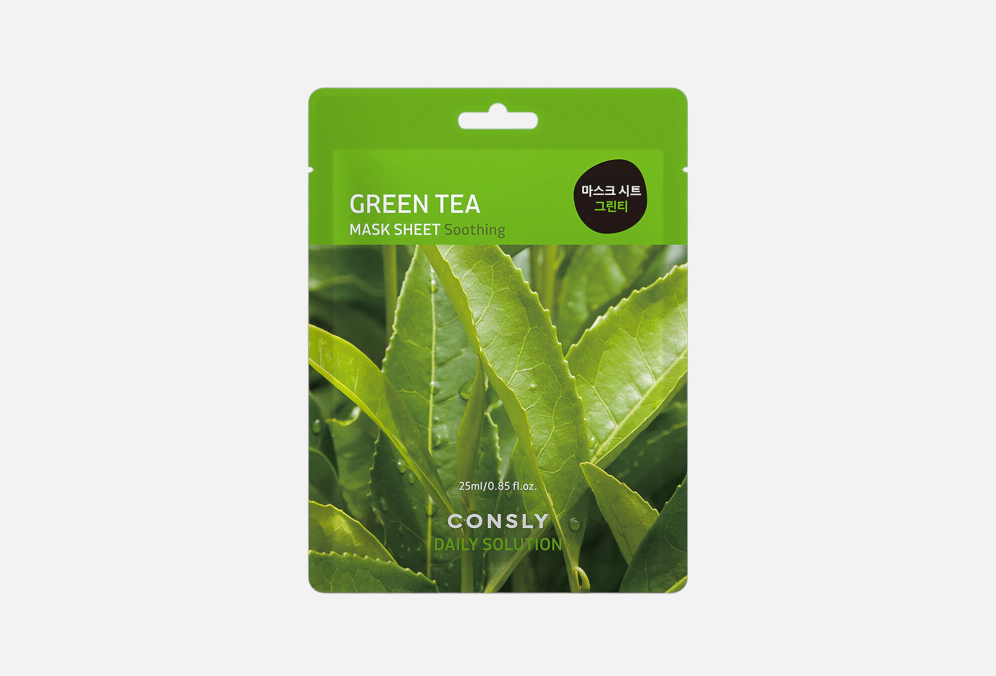 Тканевая маска для лица CONSLY Daily Solution Green Tea