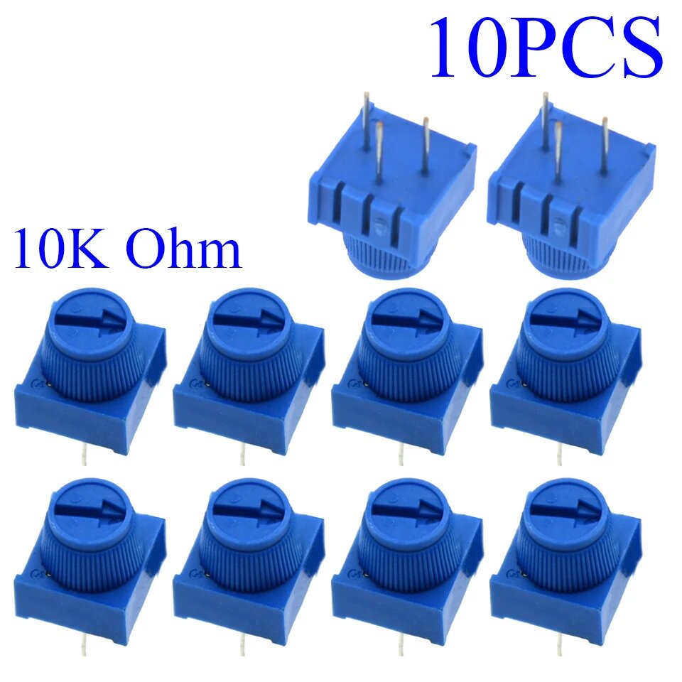 10шт. Потенциометр 10K Ohm