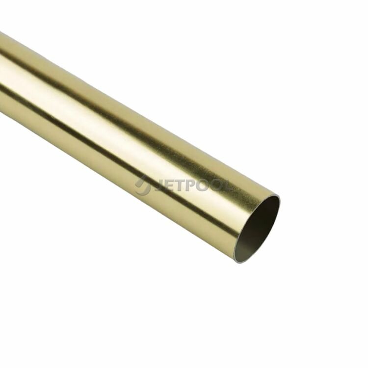 Труба 19х1 для штанги верхней обвязки душевой кабины, 100см, золото