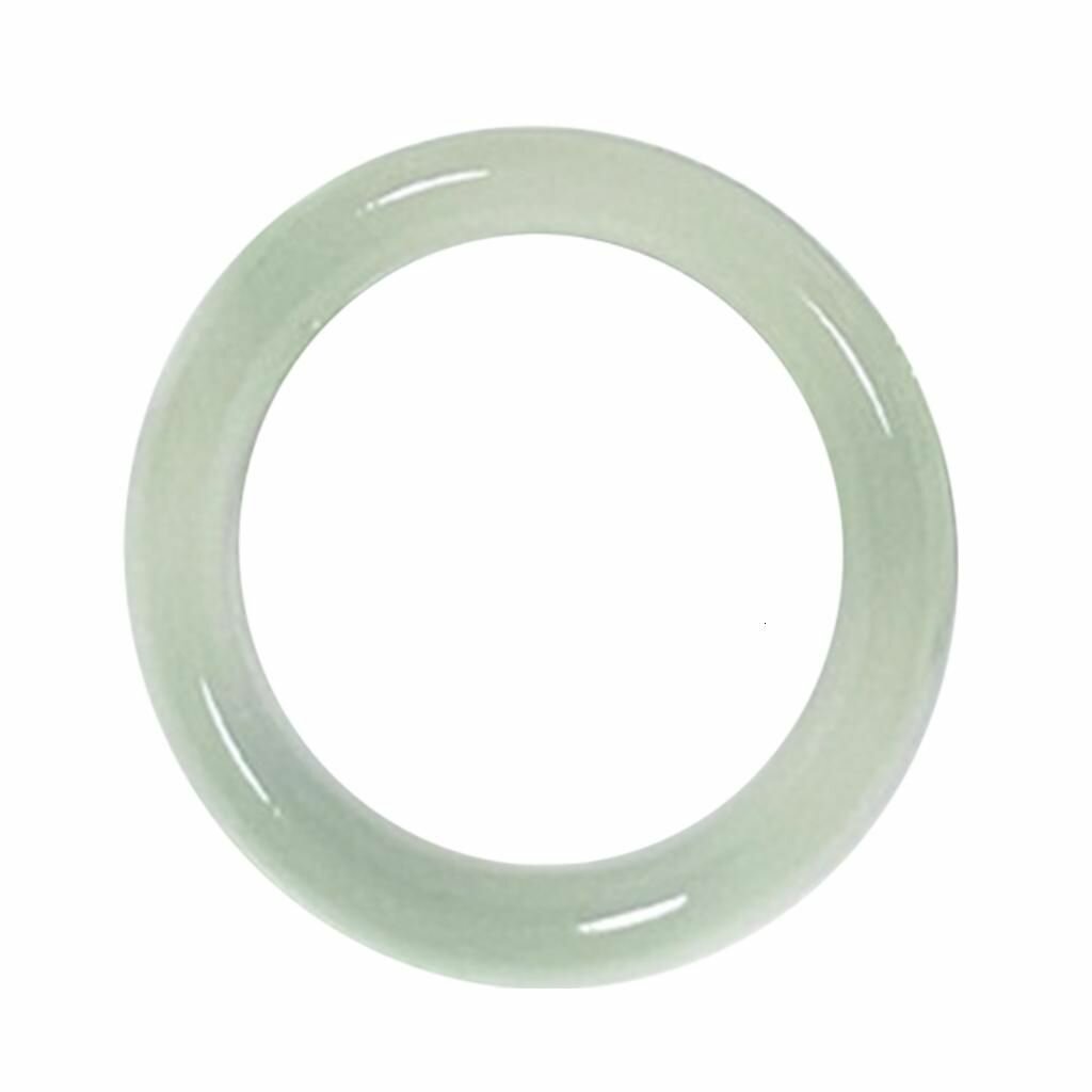 Простая акриловая имитация нефритового кольца Эстетическая стока, светло - зеленый