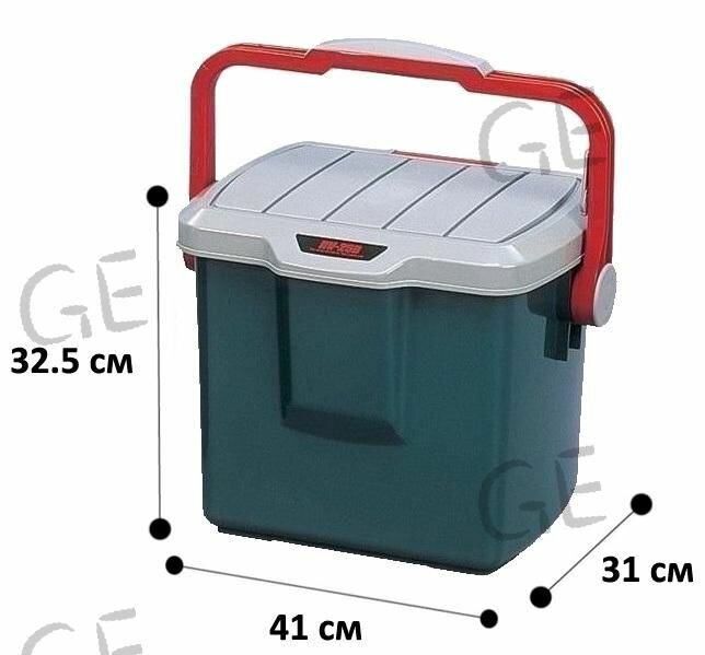 Экспедиционный ящик-ведро IRIS RV BOX Bucket 25B для туризма, дачи и авто прочный, многофункциональный, с креплением для шланга