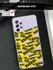Чехол на Samsung Galaxy A73 / Самсунг Галакси А73 с принтом "Warning!", прозрачн...