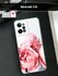 Силиконовый чехол на Realme C31 / Реалми C31 с принтом "Пионы на белом"