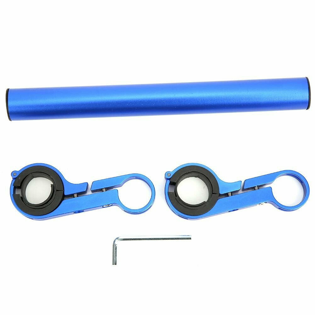 Многофункциональная удлинительная рама велосипедного руля синяя двойная рама (20 м)