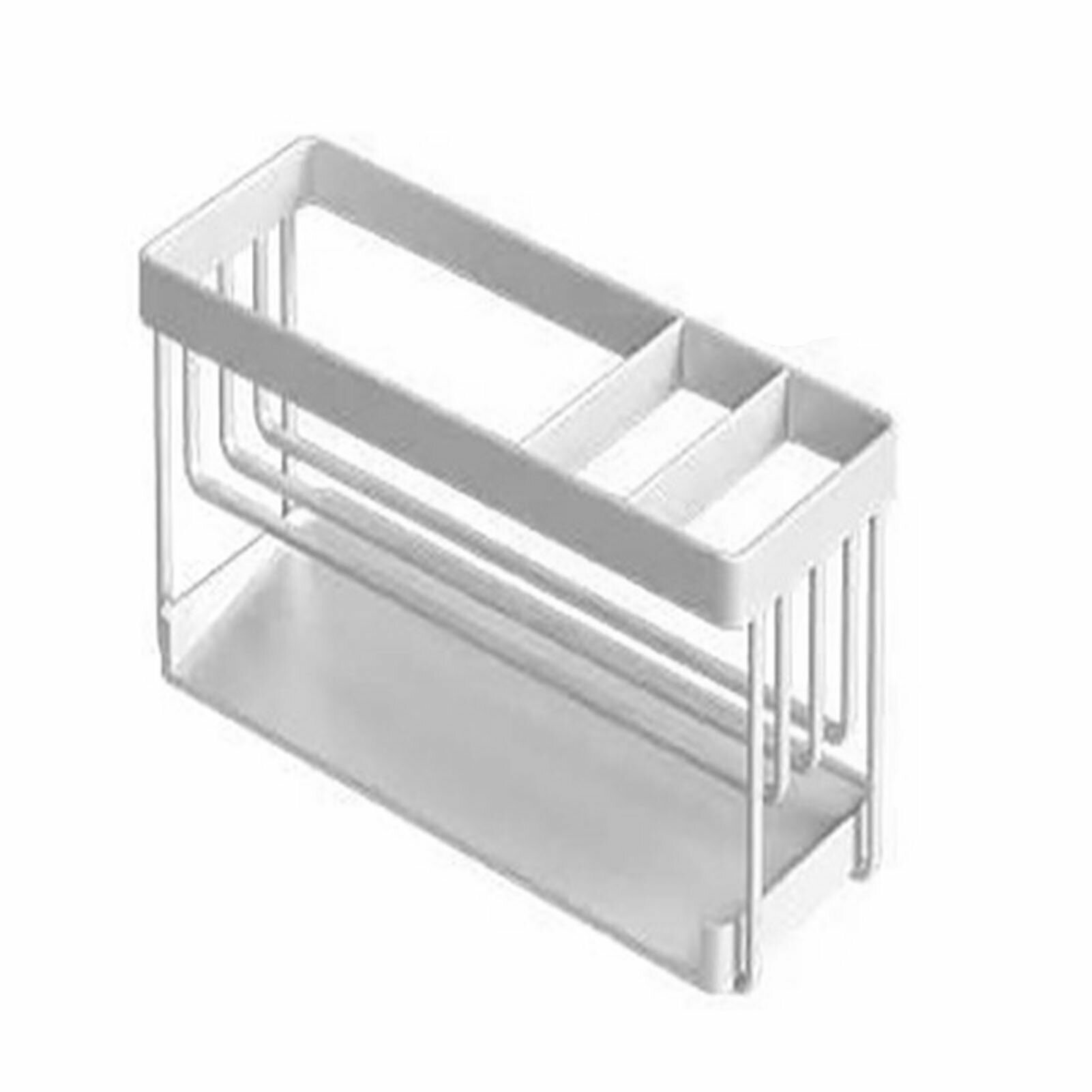 Органайзер для кухонной раковины, многофункциональная подставка для губок и посуды с поддоном для сбора воды, устанавливаемая на столешницу, подоконник или рядом с мойкой, для домашнего использования,