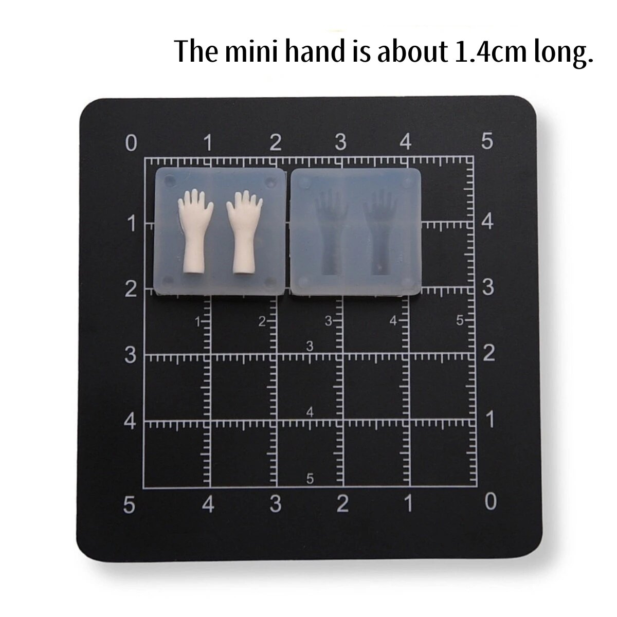 Силиконовые формочки для мини-кукол Черный, A-1.4CM