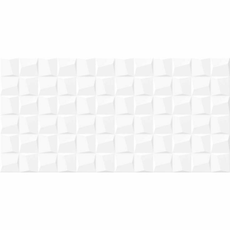 Керамическая плитка Alma Ceramica Miloni TWU2550MLN20 24.9x50 Структурированная Белый