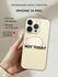 Чехол на Apple iPhone 14 Pro / Айфон 14 Про с принтом "Cat not today", прозрачны...