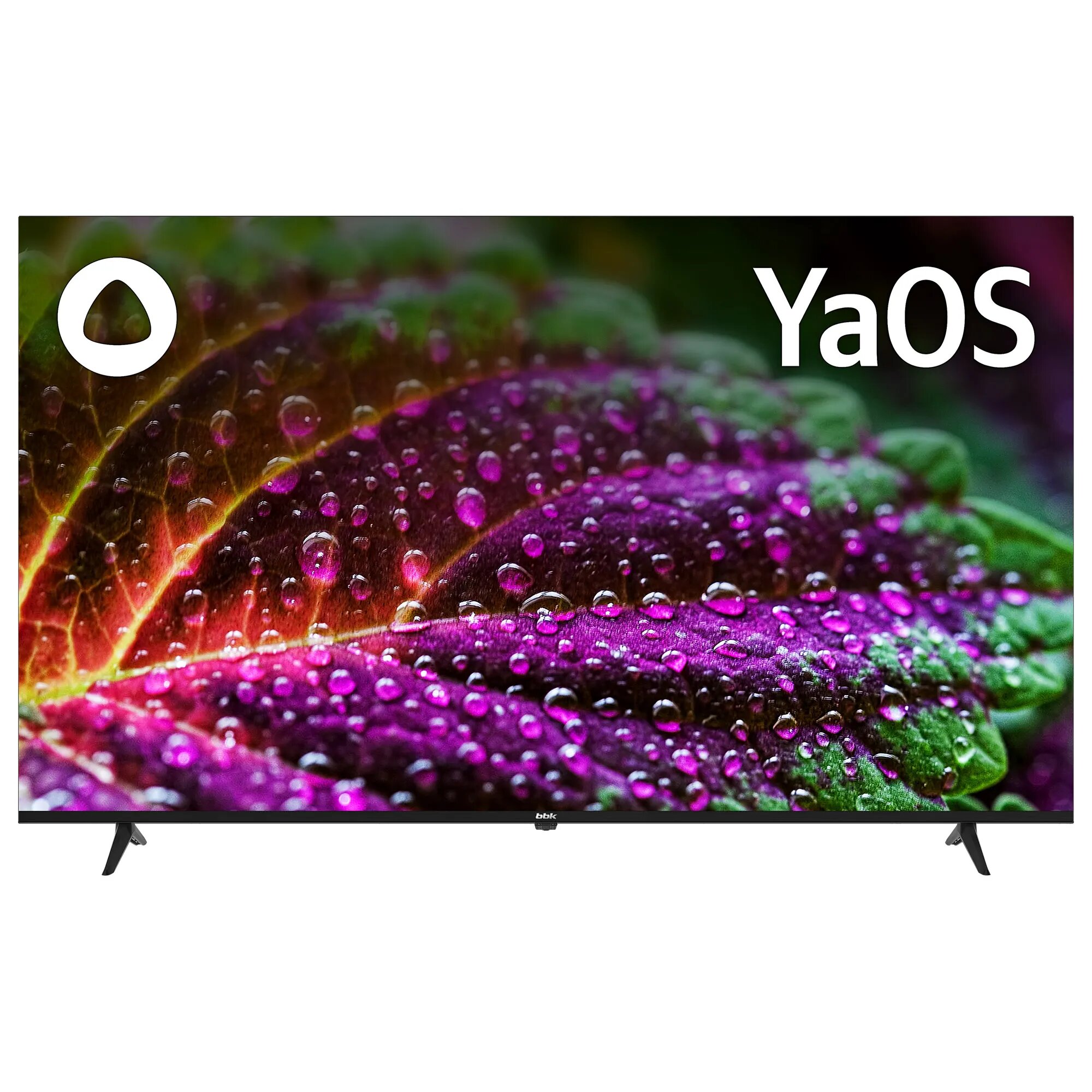 65LED-9220/UTS2C (B) / 65" Телевизор BBK 65LED-9220/UTS2C (B) QLED, 4K Ultra HD, черный, смарт ТВ, Y