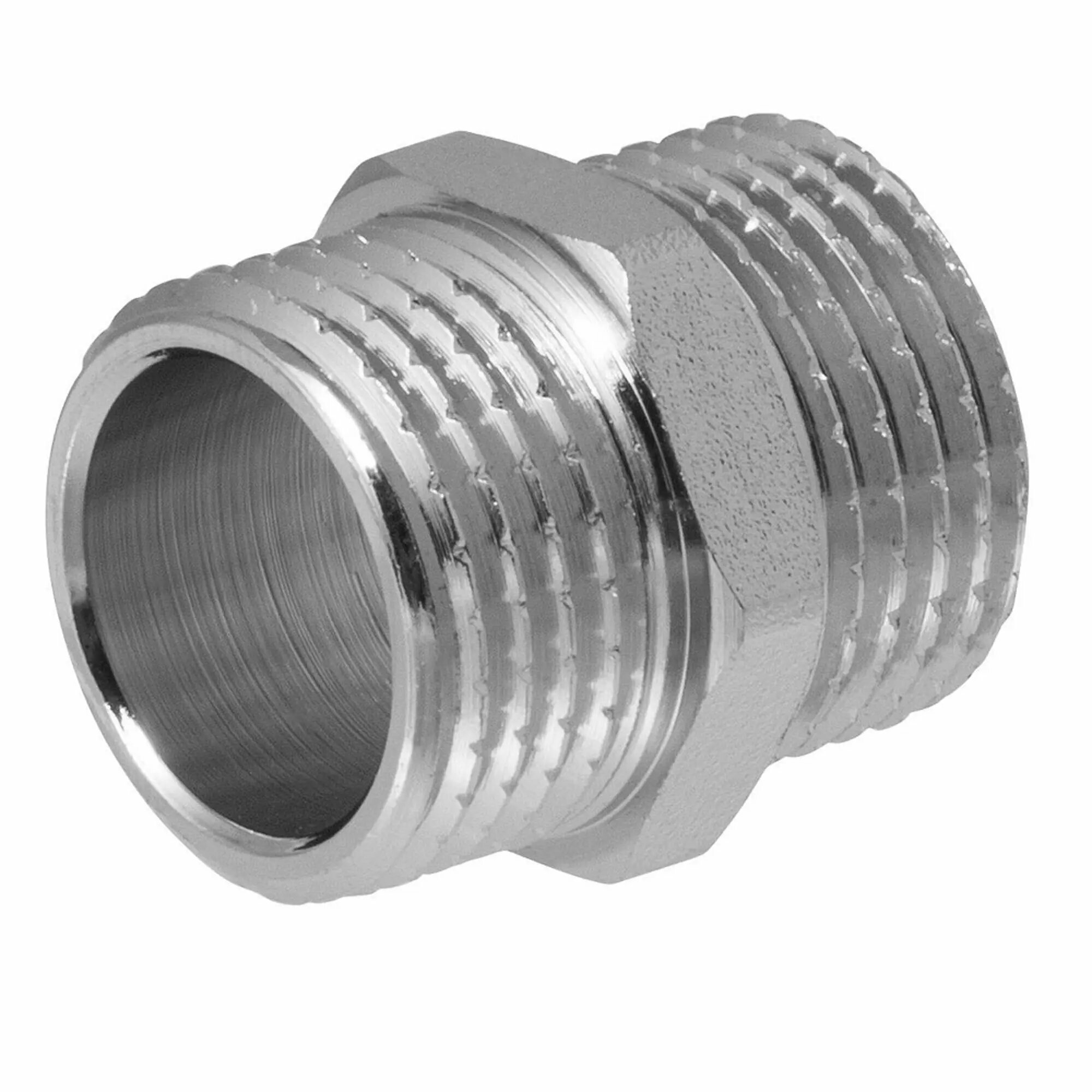 Латунный ниппель-бочонок 1/2 дюйма для сантехники и водопровода, резьба 1/2 дюйма