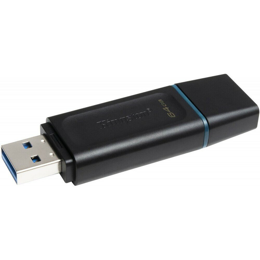 Флешка USB Flash Kingston DTX/64GB, Черный 64 ГБ