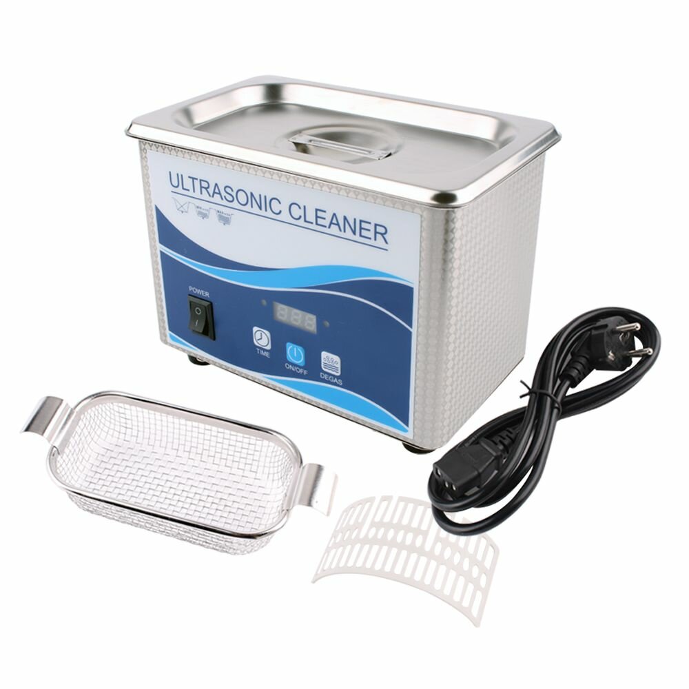 Ультразвуковая ванна (мойка), стерилизатор для маникюрных инструментов, ювелирных, очков, мощностью 35 Вт,40khz, Ультразвуковой очиститель 0.8 л, с таймером