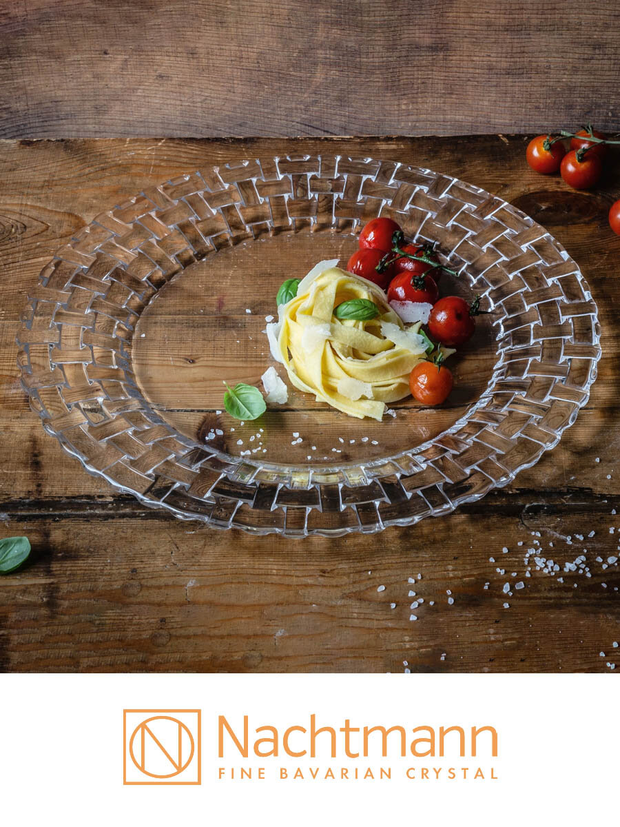 Набор тарелок 32см Nachtmann Bossa Nova 2шт, хрустальное стекло