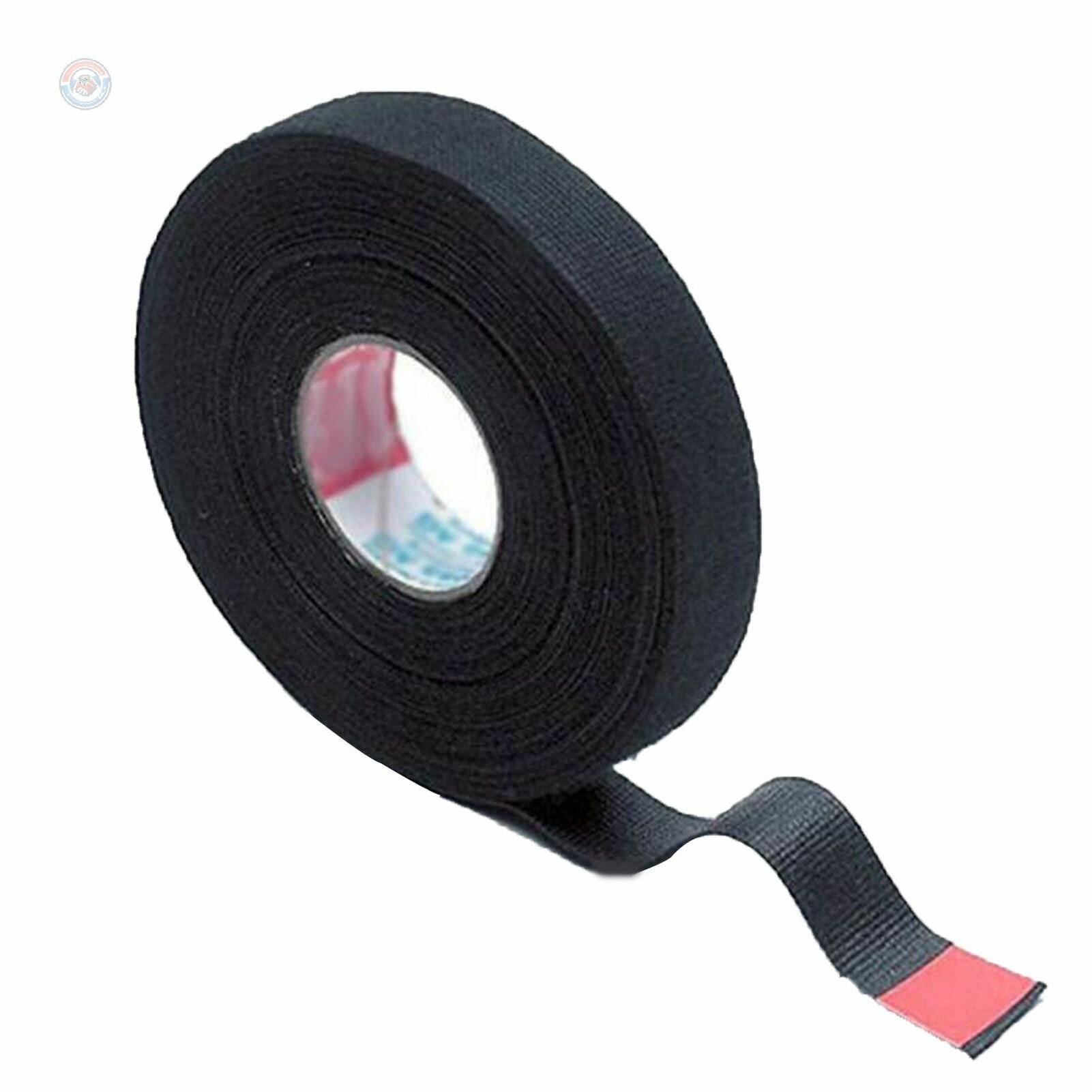 Фланелевая изоляционная лента для автомобильной проводки 25 м, термостойкая водонепроницаемая черная кабельная лента для защиты жгута, шумоизоляция и электроизоляция