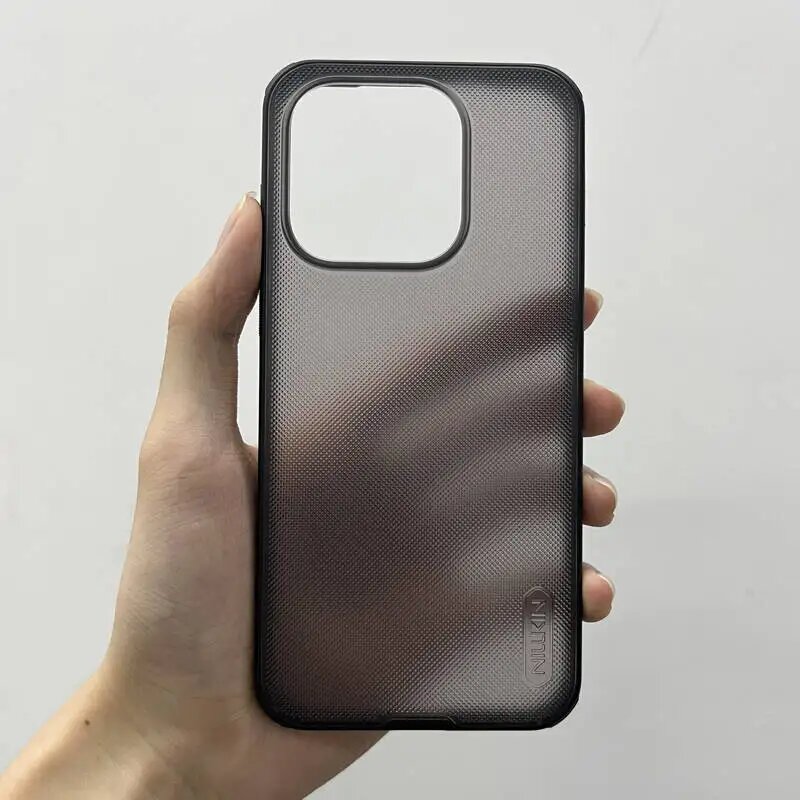 Чехол Nillkin для OnePlus 15, супер матовый Pro 360, жесткий ПК, ТПУ, бампер, Frosted Clear Black