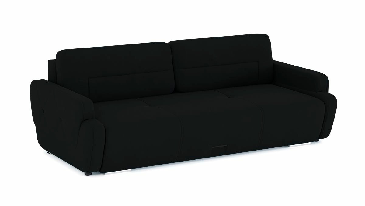 Диван - кровать Джелонг, пантограф, 225*70*105, велюр Зара Блэк 37