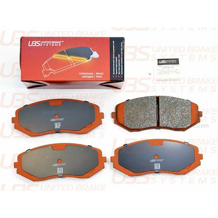 UBS B1113001 тормозные колодки SUZUKI GRAND VITARA 05- 09- передние