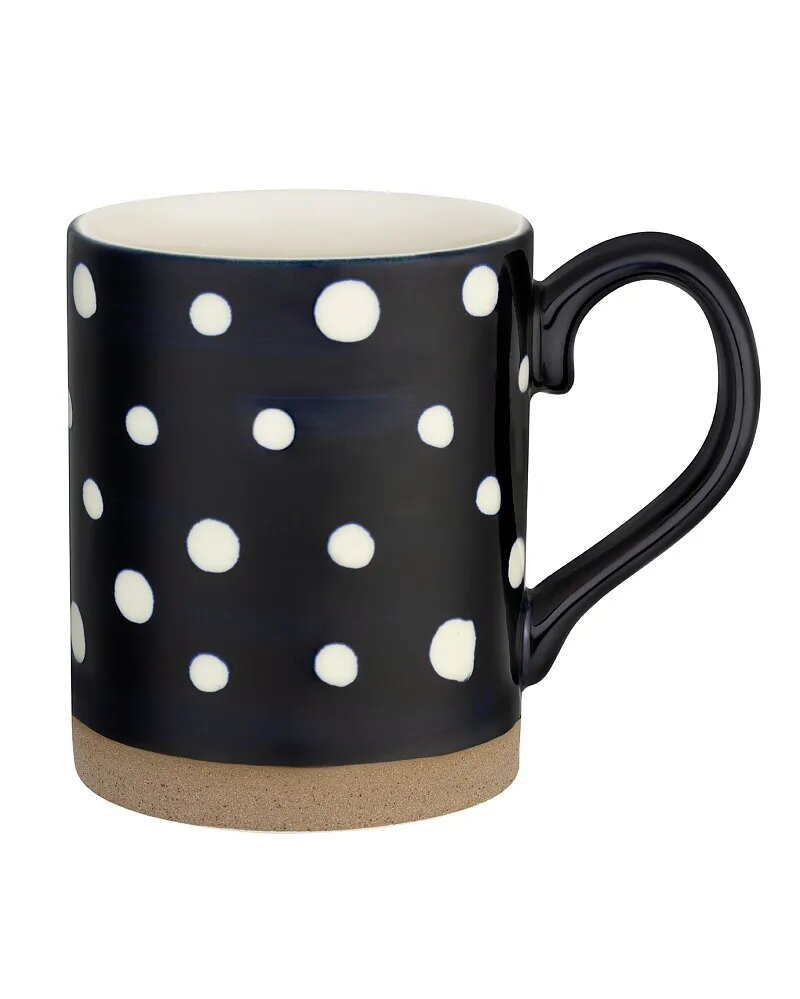 Кружка для чая и кофе керамическая, 300 мл, керамика, MADAME COCO, черная