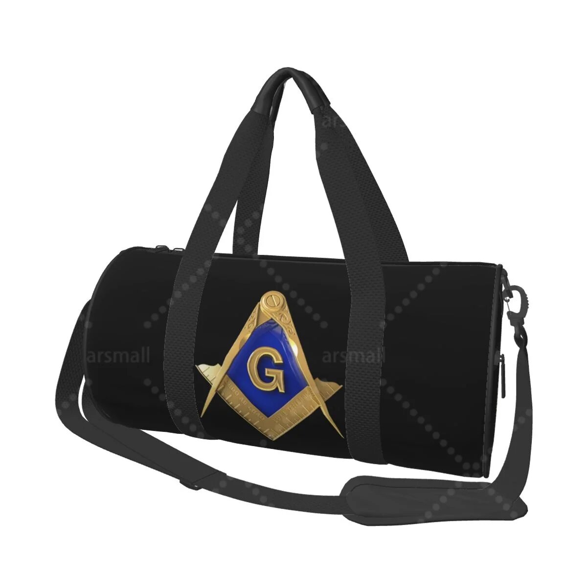 Золотой квадратный компас Masonic Yoga Bag для тренировок Прочный рюкзак Круглые сумки для уличного спорта Дорожная дорожная сумка