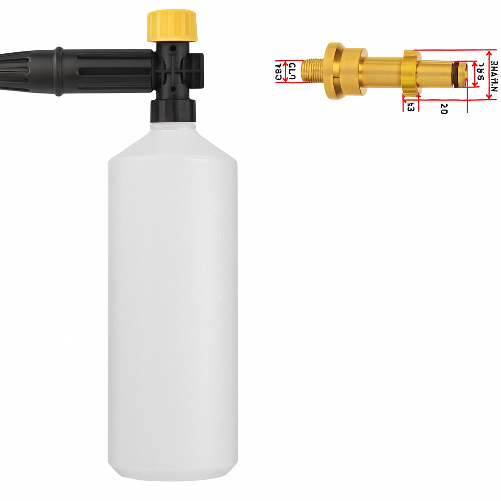 Пенная насадка Tavzar на Stihl (Штиль), 1 литр, создает густую пену