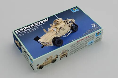 Trumpeter 07413 1:72 US M1240 M-ATV MRAP Модель сборки бронетранспортеров