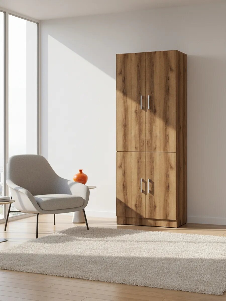 Распашной шкаф FRESTER с полками для одежды в прихожую, от производителя