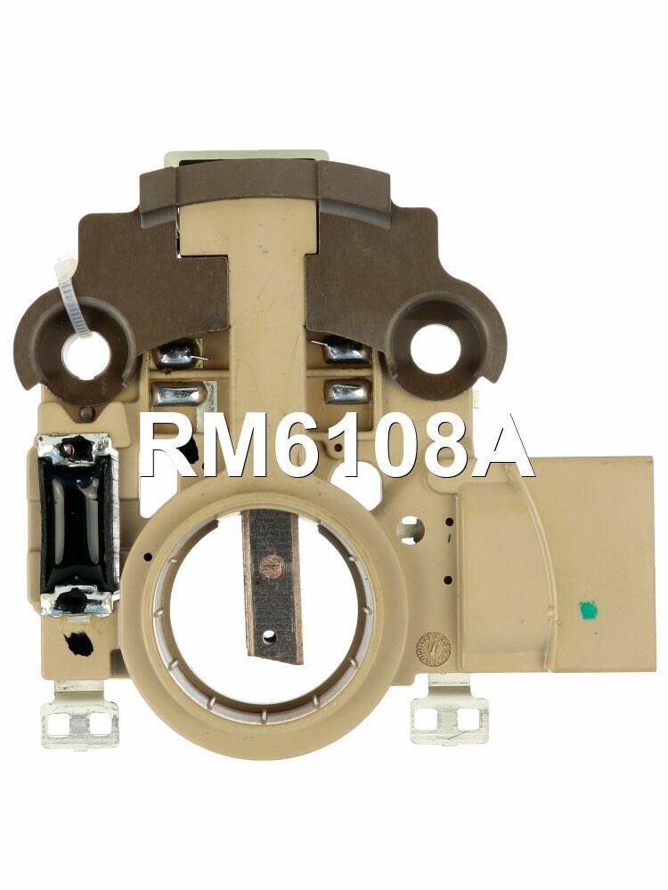 Регулятор генератора UTM RM6108A, для разных моделей автомобилей 1 шт серебристый — фото 1