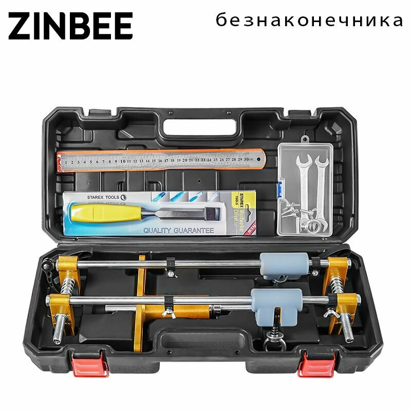 Шаблон для врезки дверных замков, ручек, личинок / Кондуктор для врезки дверных замков-LANDAI