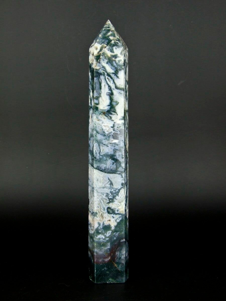 Моховой агат кристалл генератор большой размер 32 см