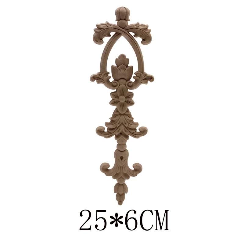 Деревянная аппликация Flower NoEnName_Null Коричневый, C224-2